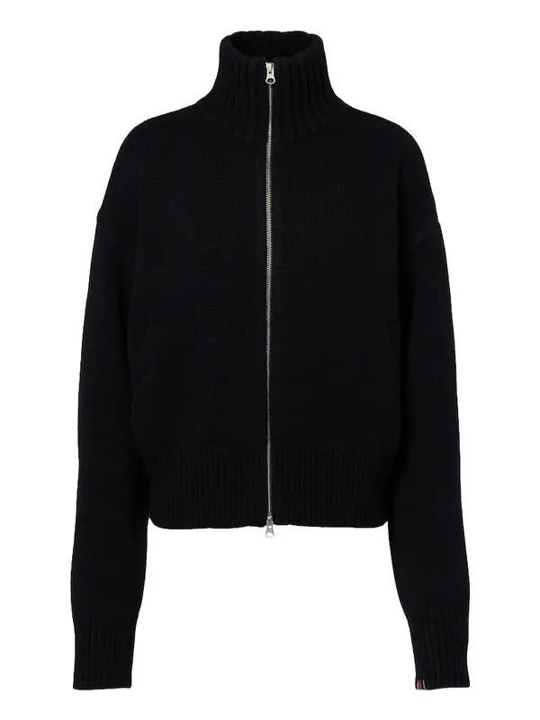 Extreme Cashmere N°438 Xtra Fab Zip-up Sweater - Black