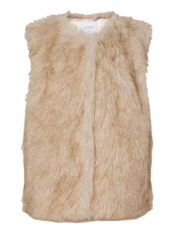 Velvet By Graham & Spencer Anastasia Vest - Beige