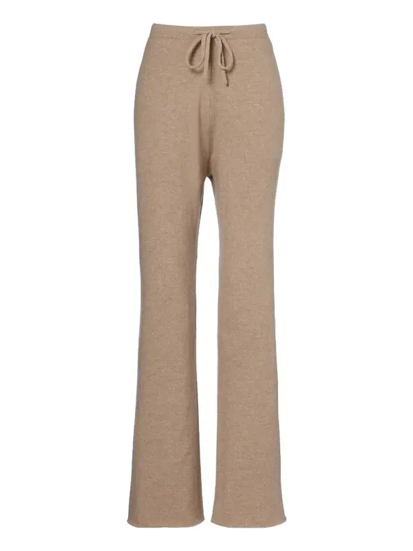 EXTREME CASHMERE X Run Cashmere-blend Sweatpants - Beige