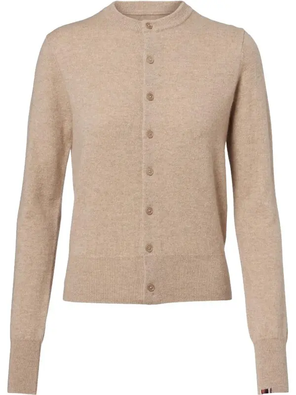 EXTREME CASHMERE X Little 2 Cashmere Cardigan - Beige
