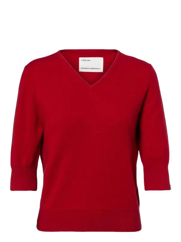 EXTREME CASHMERE X Mel Cashmere Top - Red