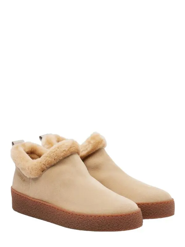 Bogner Lucerne Suede Ankle Boots - Beige