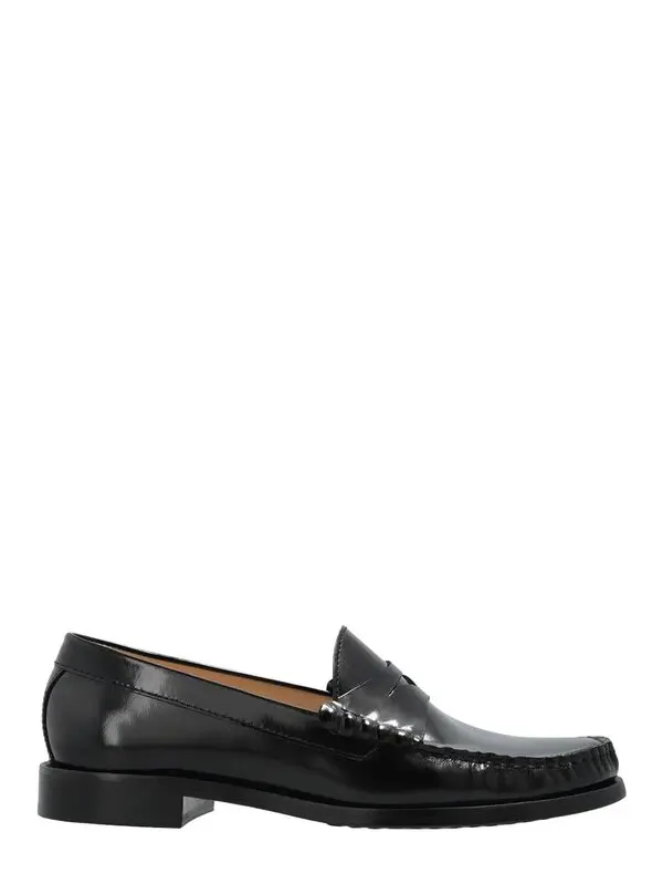 STUART WEITZMAN Penny Loafers - Black