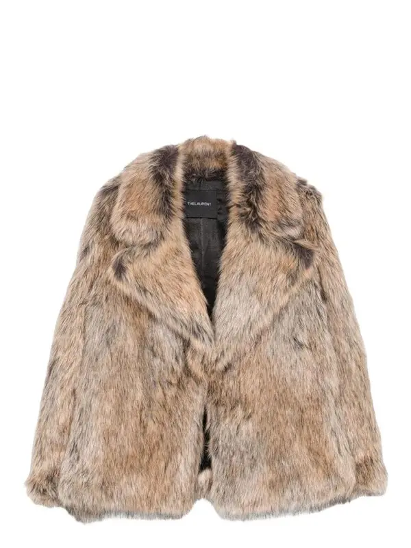 THELAURENT Faux Fur Jacket - Multicolour
