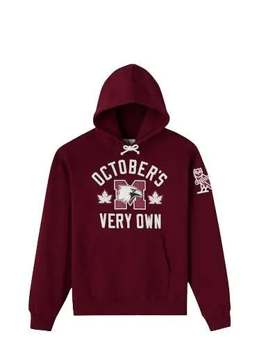 OVO X Mcmaster University Marauders Hoodie - Burgundy