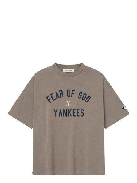 Fear Of God Essentials Yankees 90's Tee Shirt - Homestead Heather