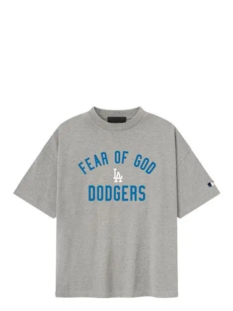 Fear Of God Essentials Dodgers 90's Tee Shirt - Concrete Heather