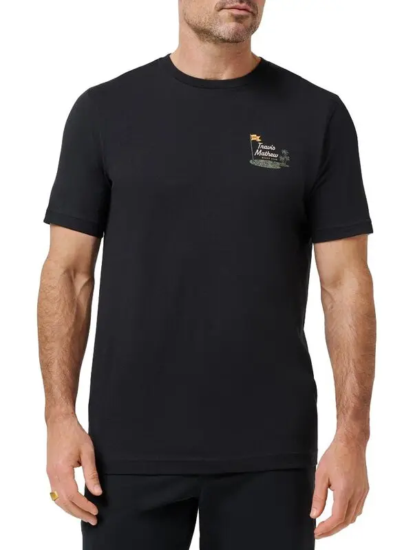 Travis Mathew Beach Club Graphic T-shirt - Black