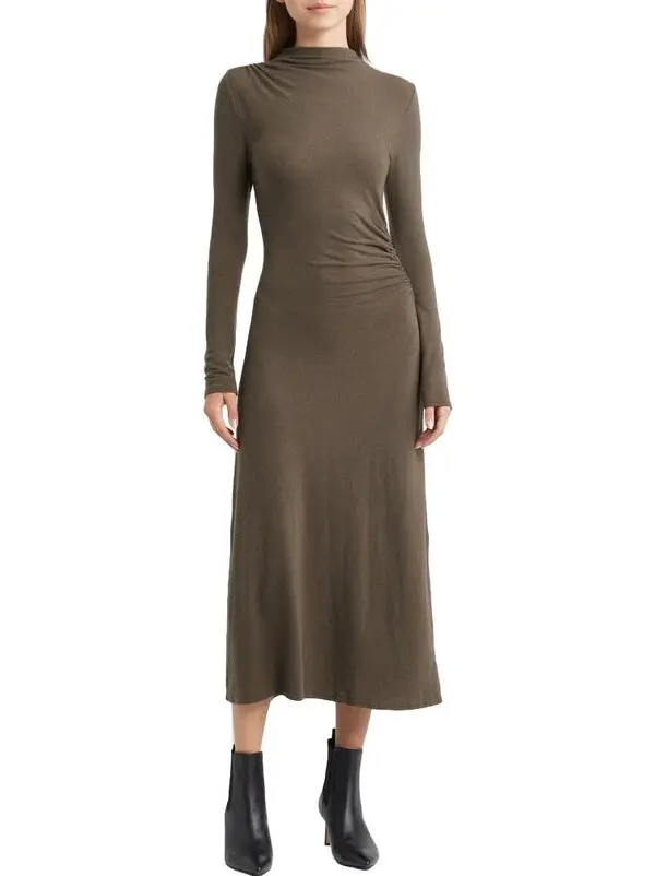 Rails Margaret Knit Midi Dress - Heather Olive