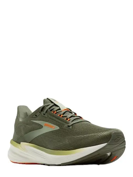 Brooks Revel Athletic Sneakers - Olive/tea/orange