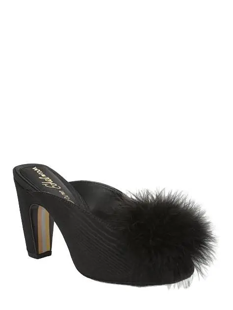 Sam Edelman Witney Feather-embellished Pumps - Black