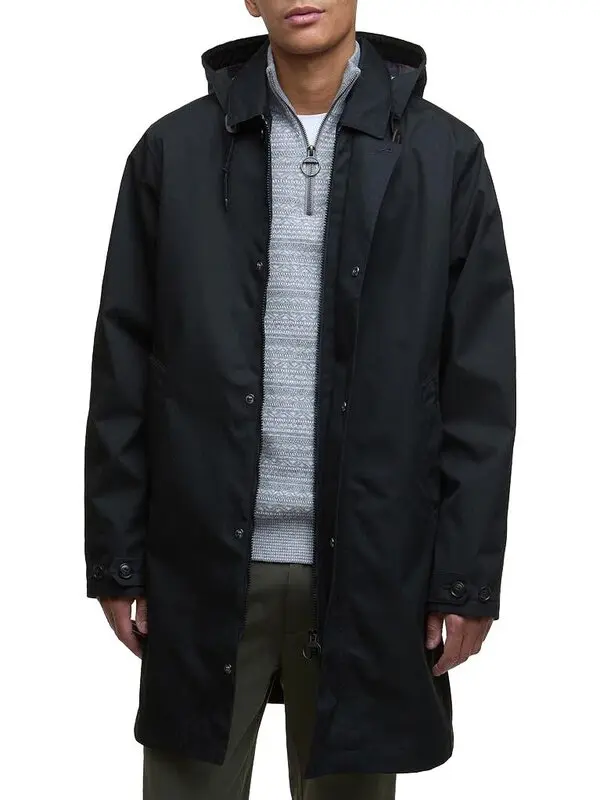 Barbour Lorig Waterproof Raincoat - Black
