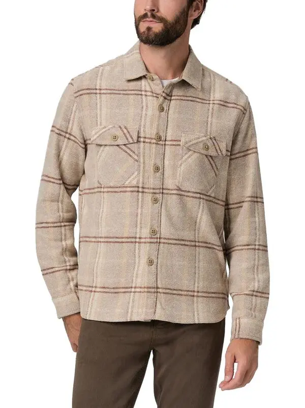 Paige Seymore Brushed Cotton Overshirt - Rustic Plaid