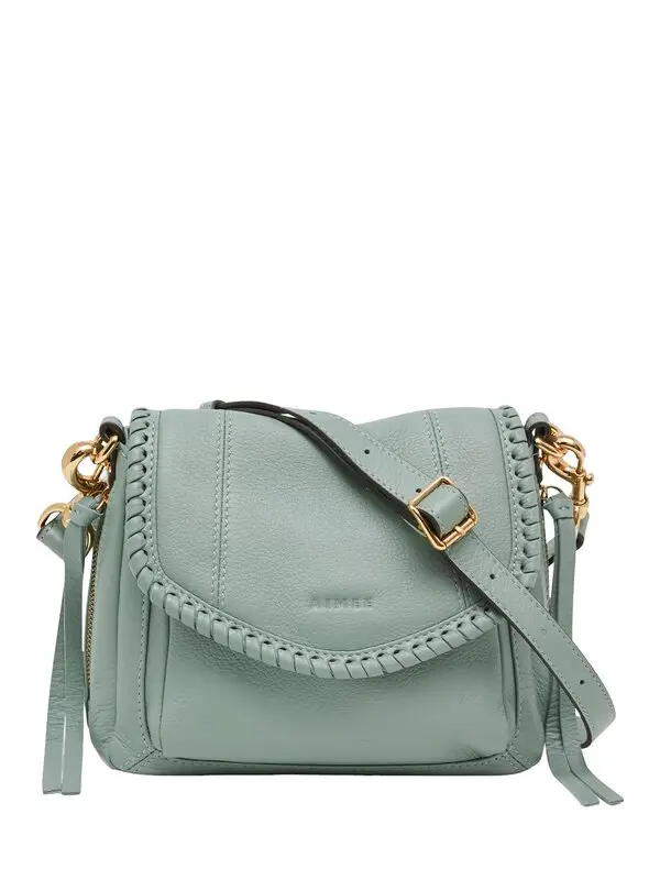 AIMEE All For Love Leather Crossbody Bag - Healers Green