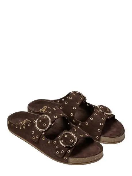 Beek Cedar Two-strap Sandal - Coffee