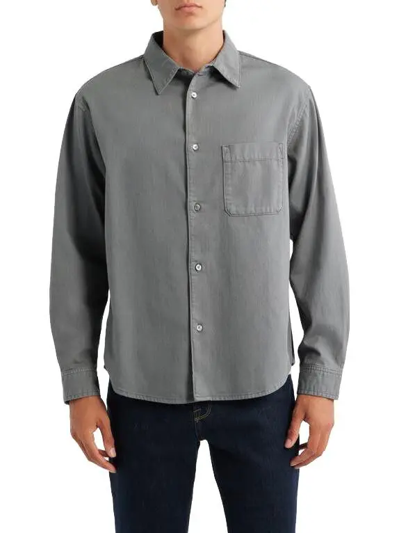 FRAME Modern Button-up Shirt - Old Blue
