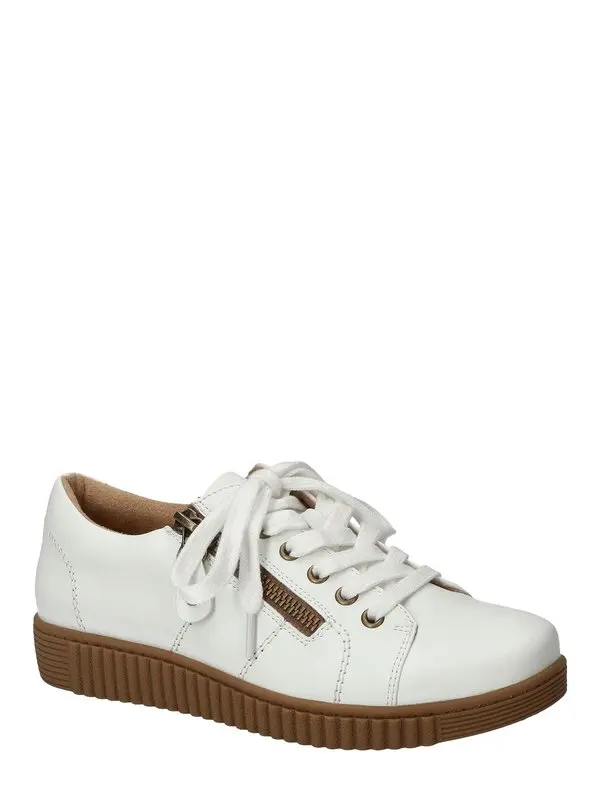 EASY WORKS BY EASY STREET Novie Lace Up Sneakers - White
