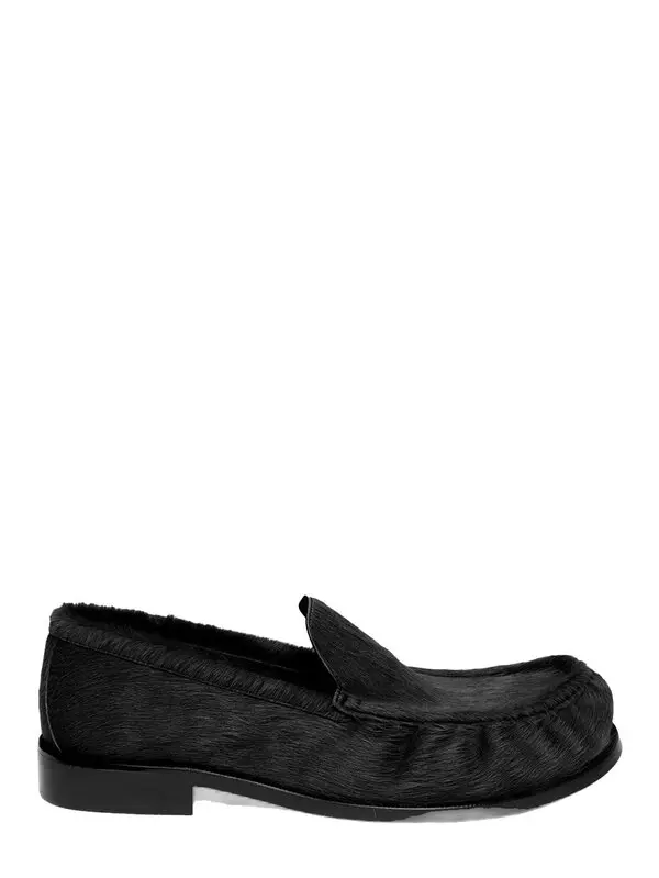 Dries Van Noten Ponyhair Loafers - Black