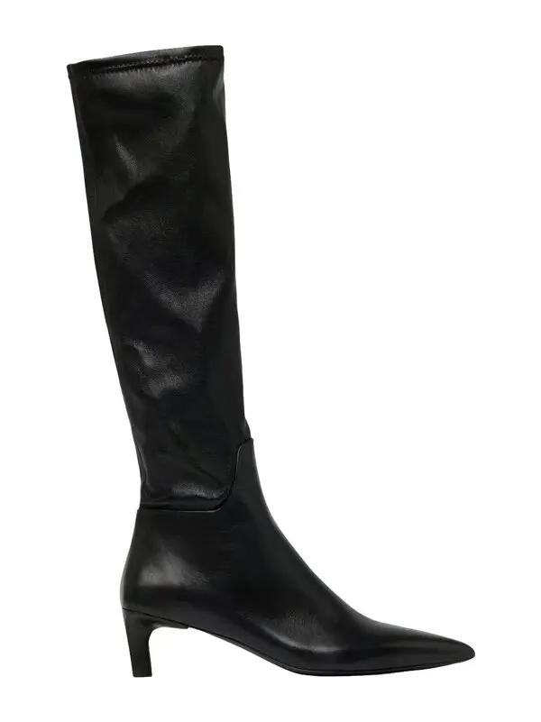 Marsèll Pointed-toe Knee-high Boots - Black