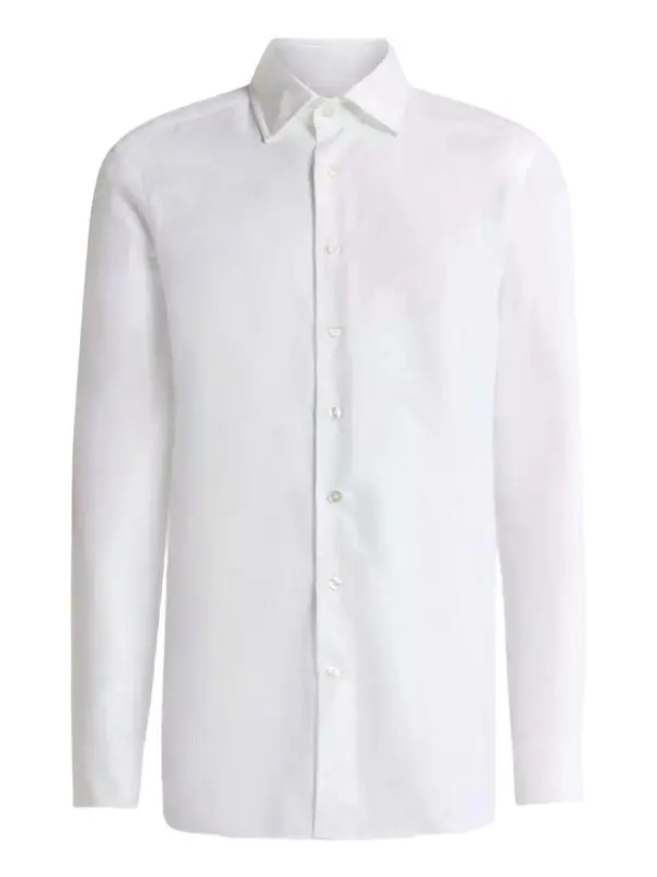 Etro Jacquard Floral Shirt - White