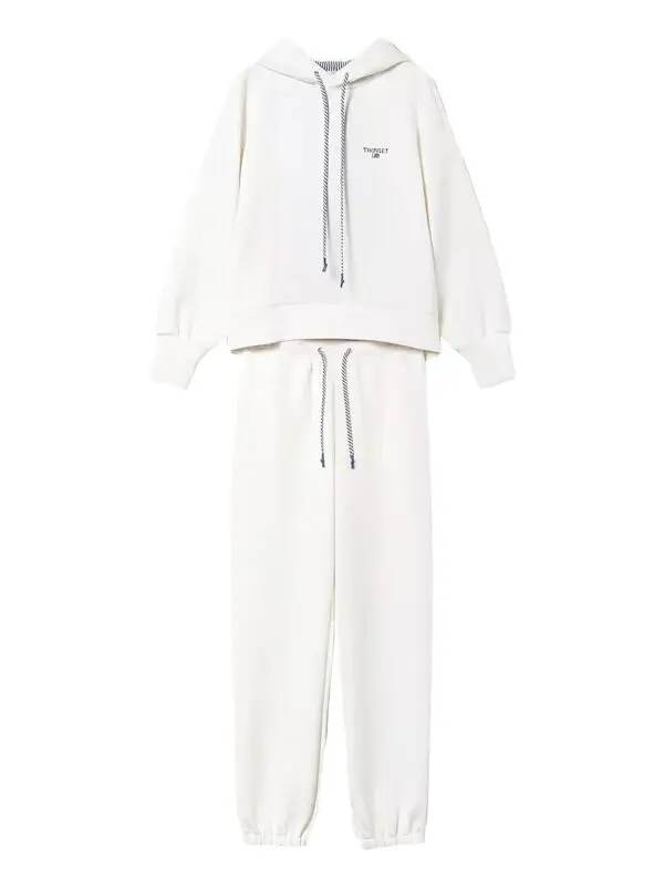 TWINSET Logo-embroidered Tracksuit Set - White