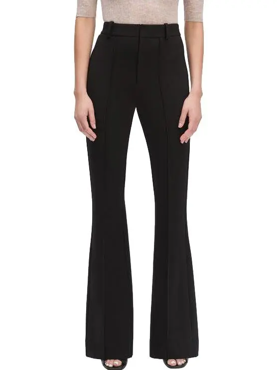 FAVORITE DAUGHTER Seamed Flare Pants - Black