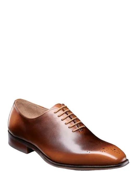STACY ADAMS Hallquist Embellished Toe Wholecut Shoe - Toffee
