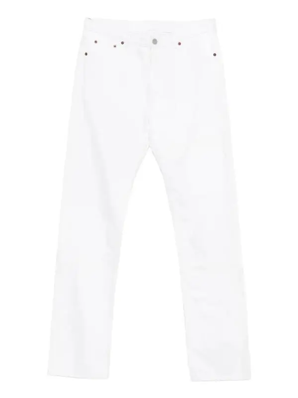 Husbands Rivet-detail Jeans - White