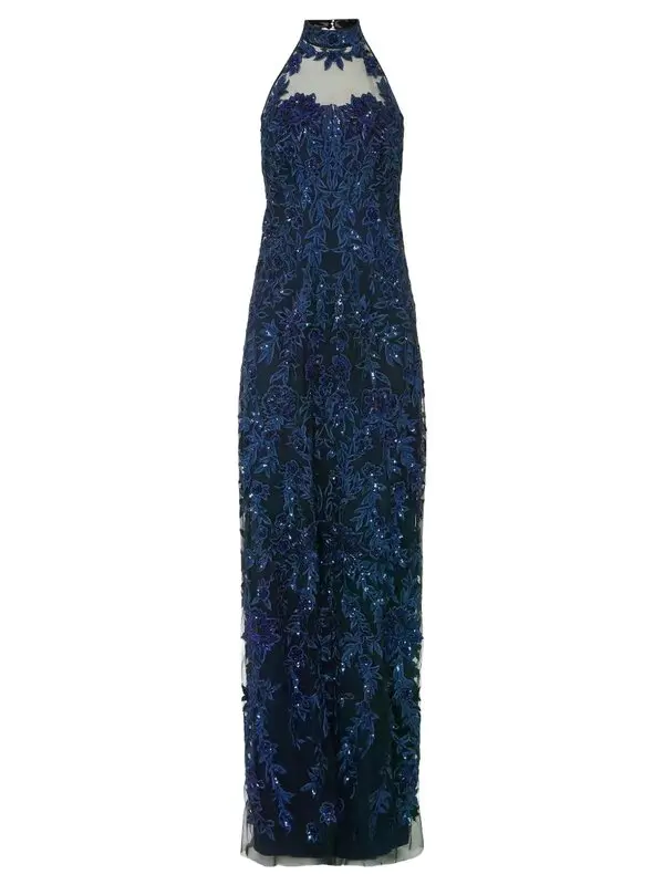 TEMPERLEY LONDON Genevieve Gown - Blue