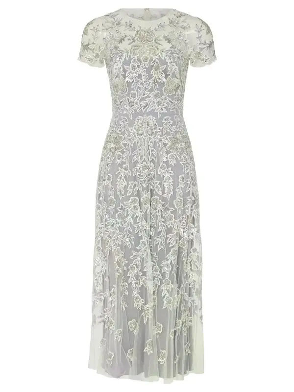TEMPERLEY LONDON Genevieve Sequined Dress - Grey
