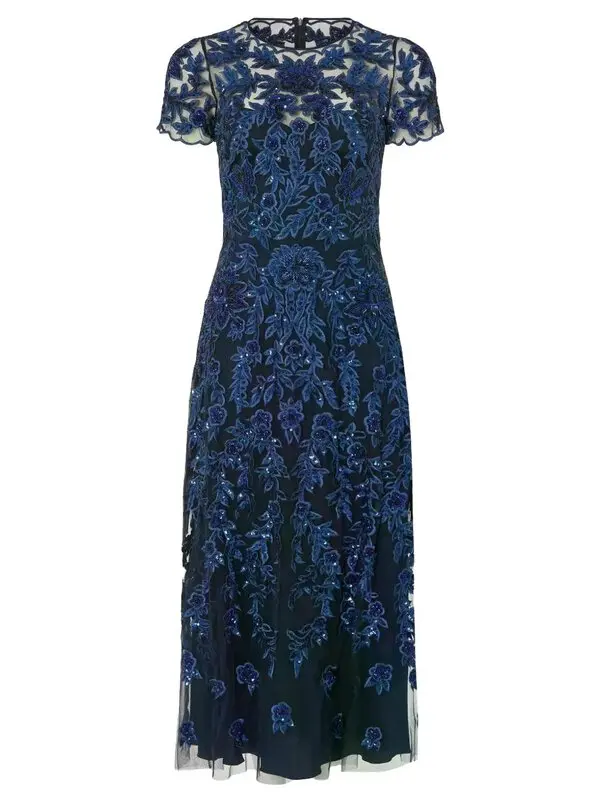 TEMPERLEY LONDON Genevieve Sequin Dress - Blue