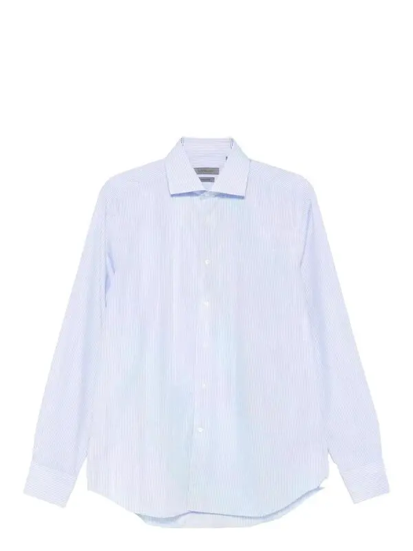 Corneliani Striped Shirt - Blue