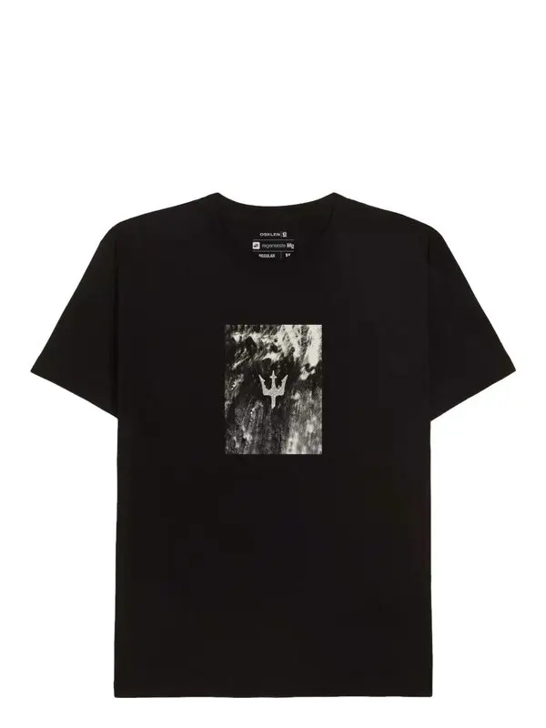 OSKLEN Trident-print T-shirt - Black