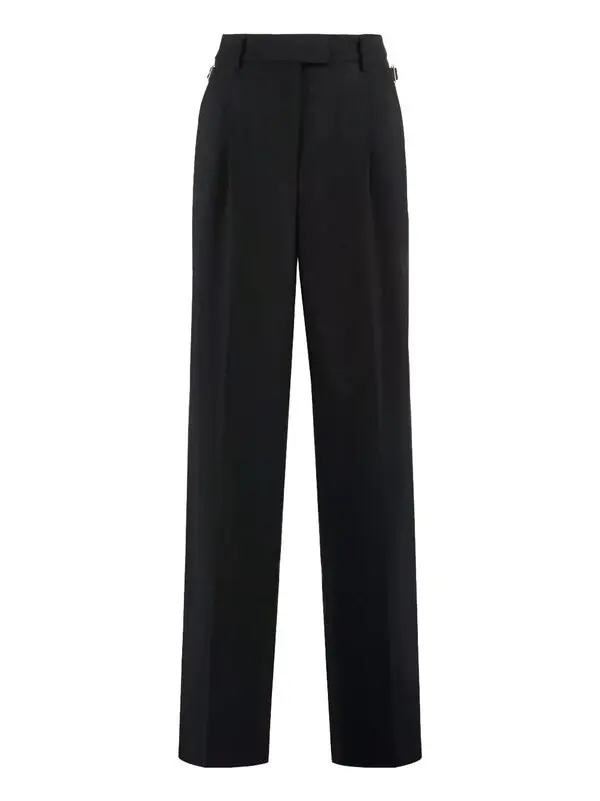 PT TORINO Pleated Trousers - Black