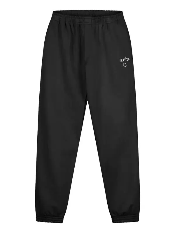 ARTE ANTWERP Logo-detail Heart Track Pants - Black
