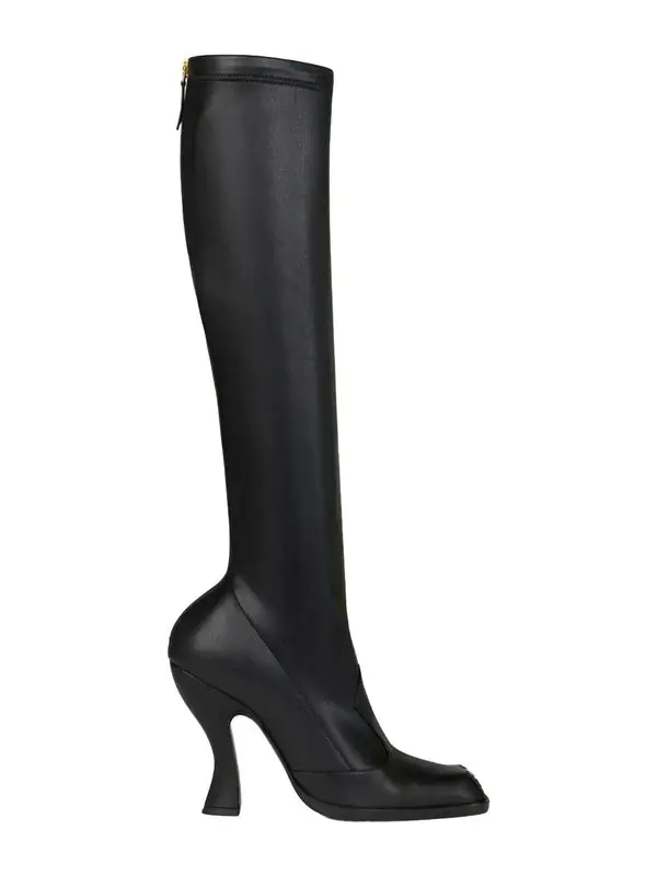 Etro 105mm Sculpted-heel Studded Boots - Black