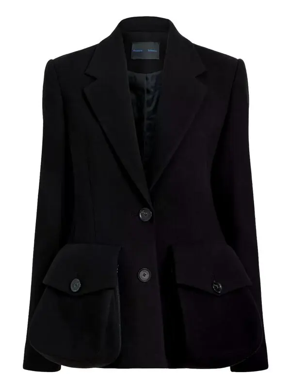 Proenza Schouler Buttoned Blazer - Black