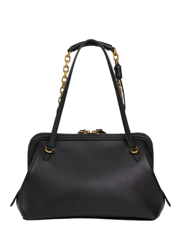 Etro Leather Shoulder Bag - Black