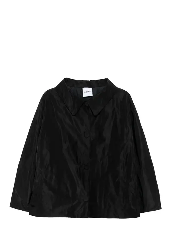 Aspesi Button-down Jacket - Black