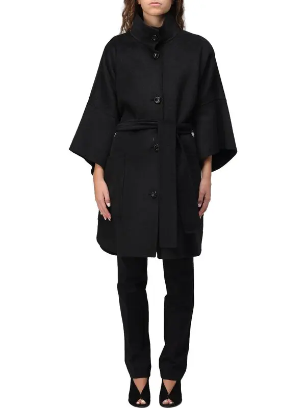 Liu Jo Belted Coat - Black