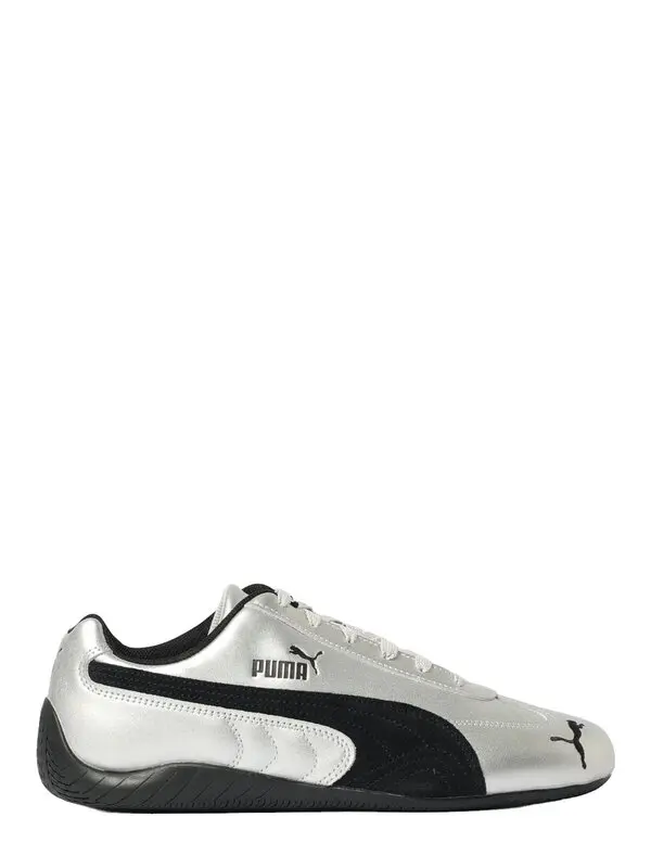 PUMA Lace Up Sneakers - Silver