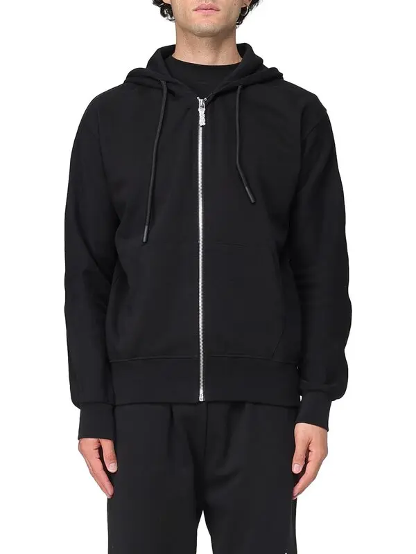 DISCLAIMER Zip-up Hooded Sweatshirt - Black
