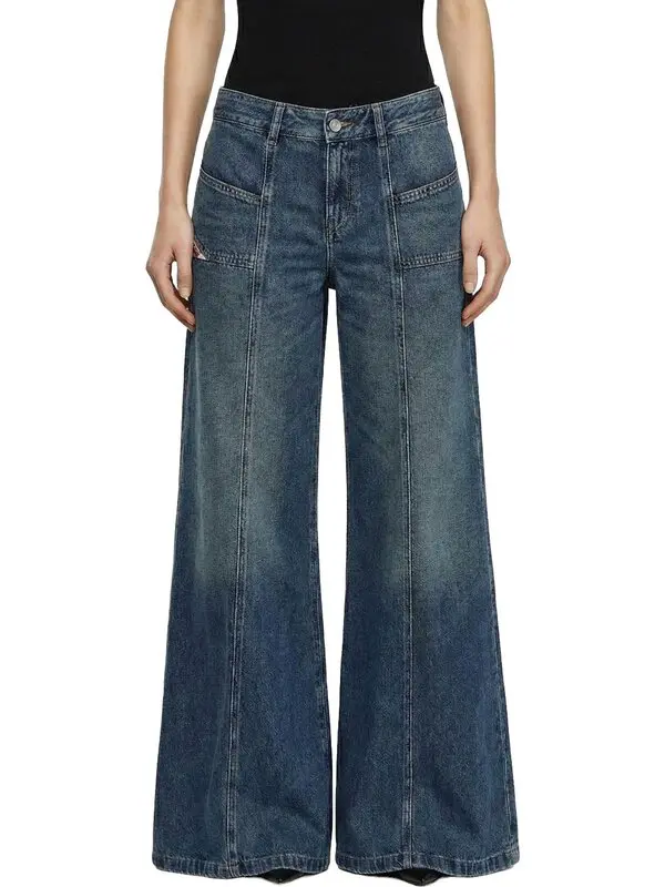 DIESEL® Wide Leg Jeans - Denim