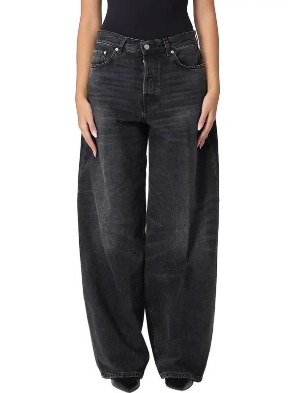 HAIKURE Wide Leg Jeans - Black
