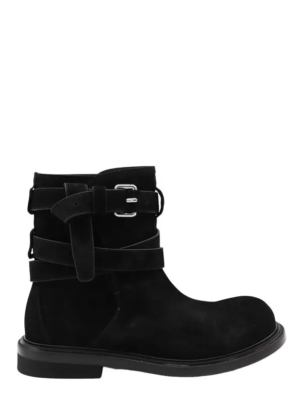 Moschino Buckled Boots - Black