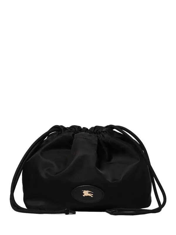Burberry Mini Drawstring Bag - Black