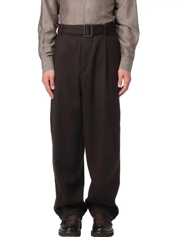 Emporio Armani Wide Leg Trousers - Brown