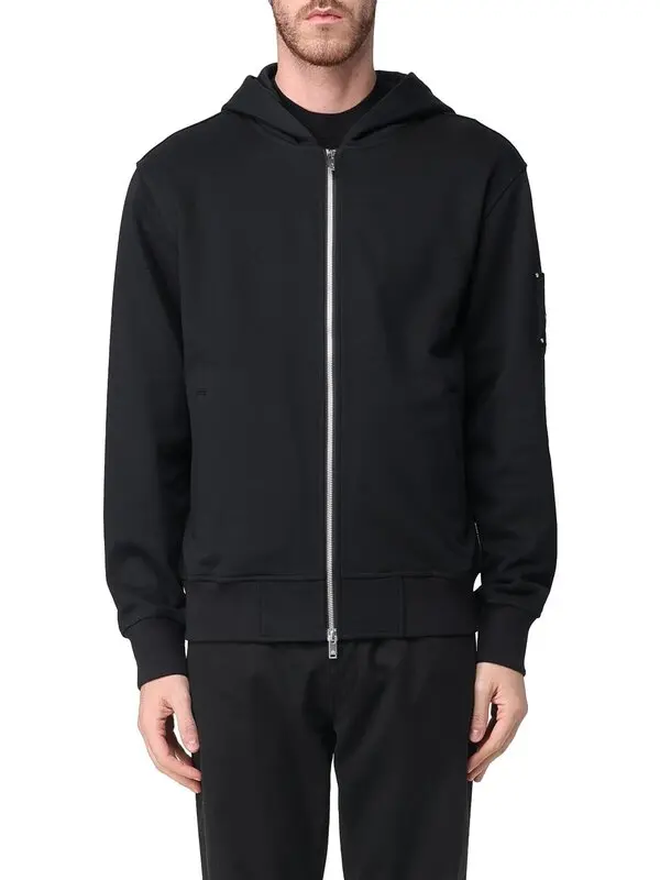 Moose Knuckles Full Zip Sweatshirt - Black