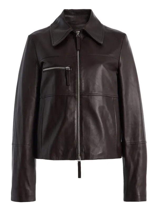 Proenza Schouler White Label Annabel Leather Jacket - Brown