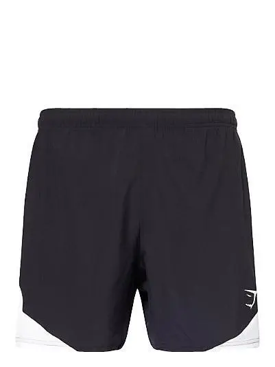 GYMSHARK Arrival Block 6 Gym Shorts - Gs Black